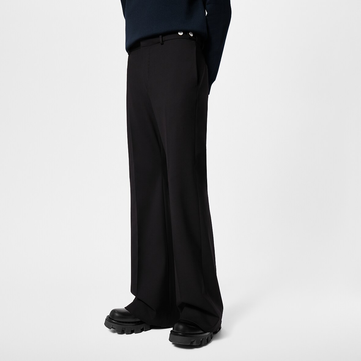 Flared Tailored Wool Pants - Men - Ready-to-Wear | LOUIS VUITTON
